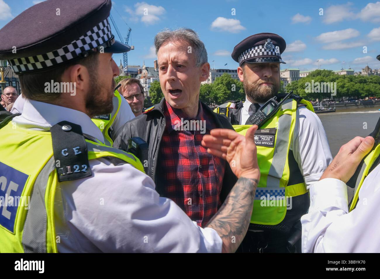 London, UK Police pulled veteran human rights activist Peter Tatchell ...