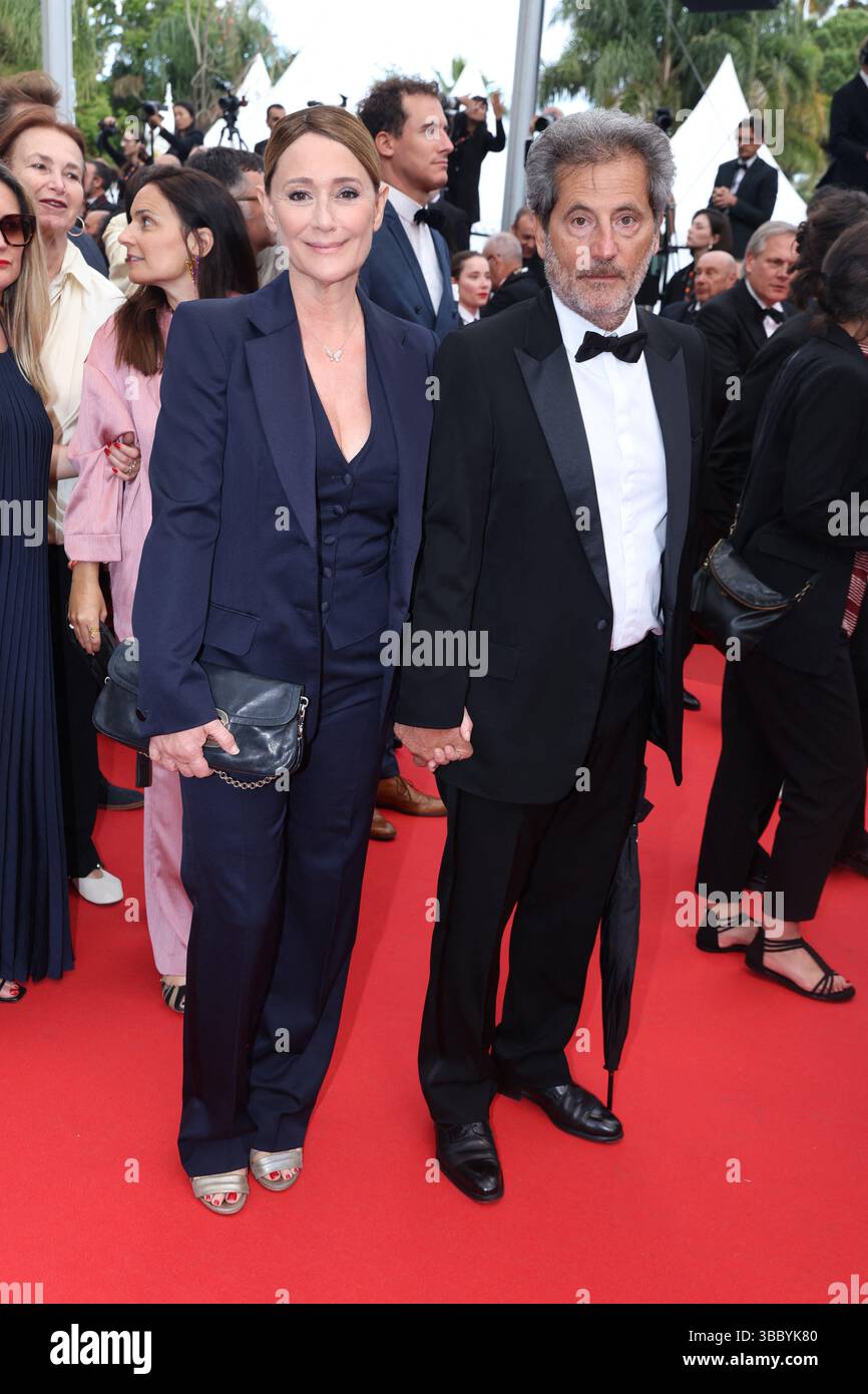 Cannes, France. 17th May, 2025. Daniela Lumbroso and Eric Ghebali ...