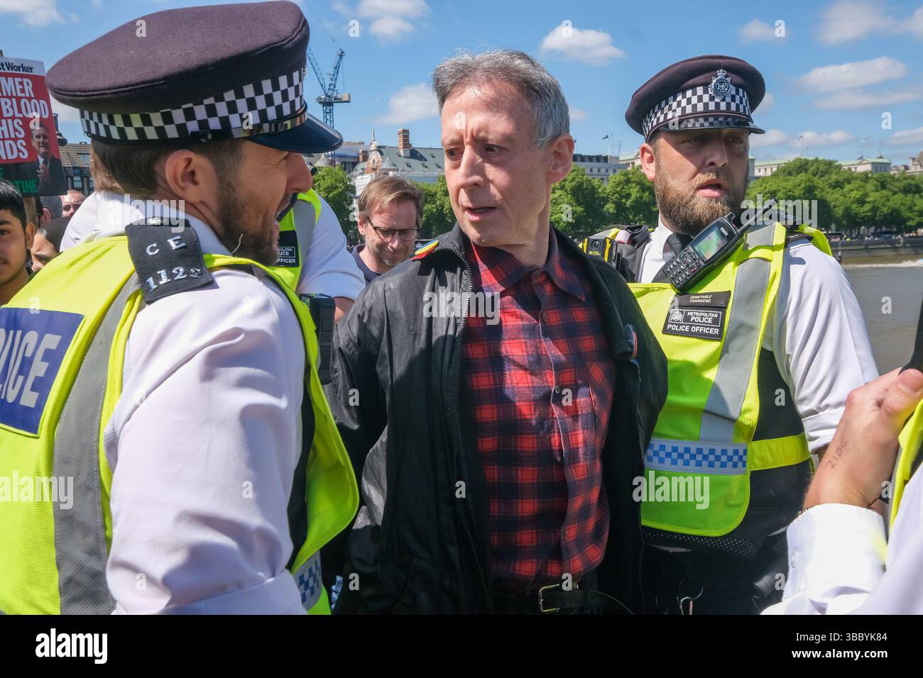 London, UK Police pulled veteran human rights activist Peter Tatchell ...