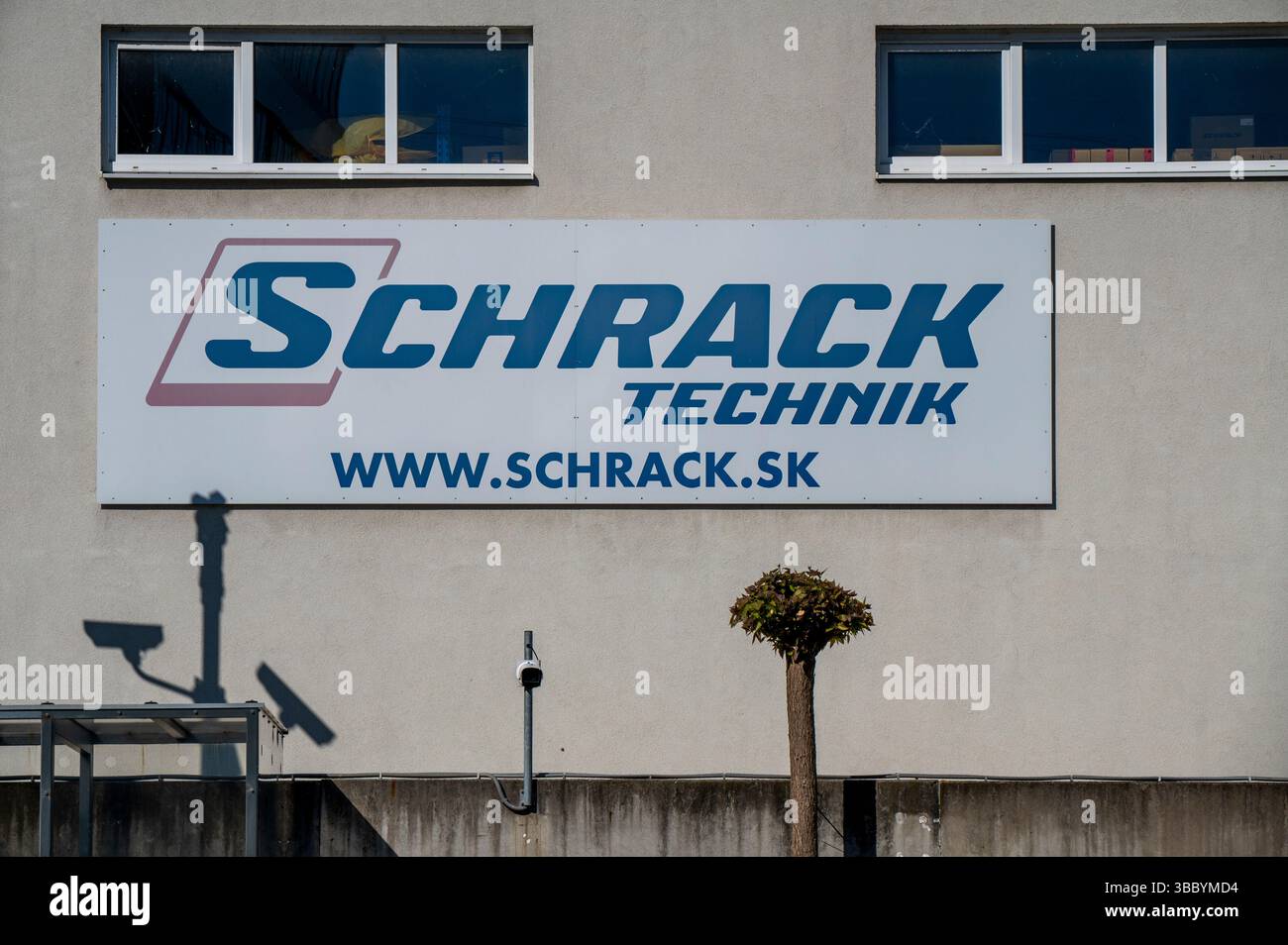 Bratislava, Slovakia - May, 10, 2025 : Schrack Technik logo on the ...