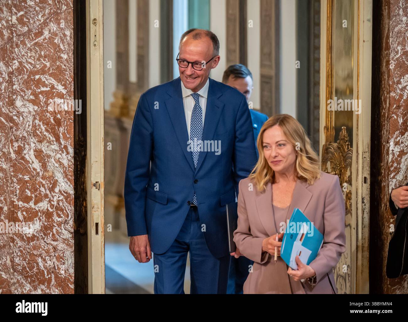 Rom, Italy. 17th May, 2025. Federal Chancellor Friedrich Merz (CDU ...