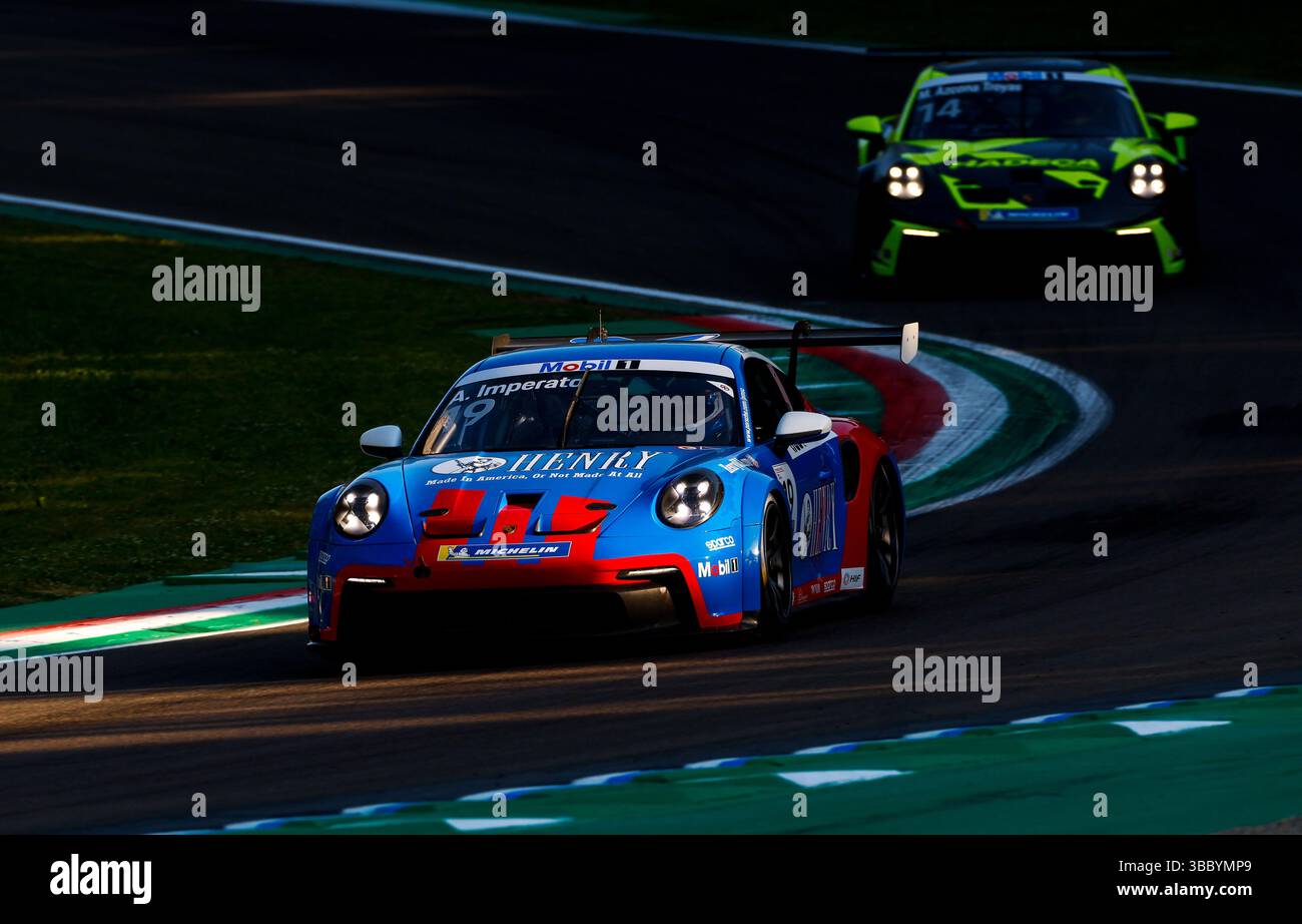 Imola, Italy. 16th May, 2025. #19 Anthony Imperato (USA, Ombra Racing ...
