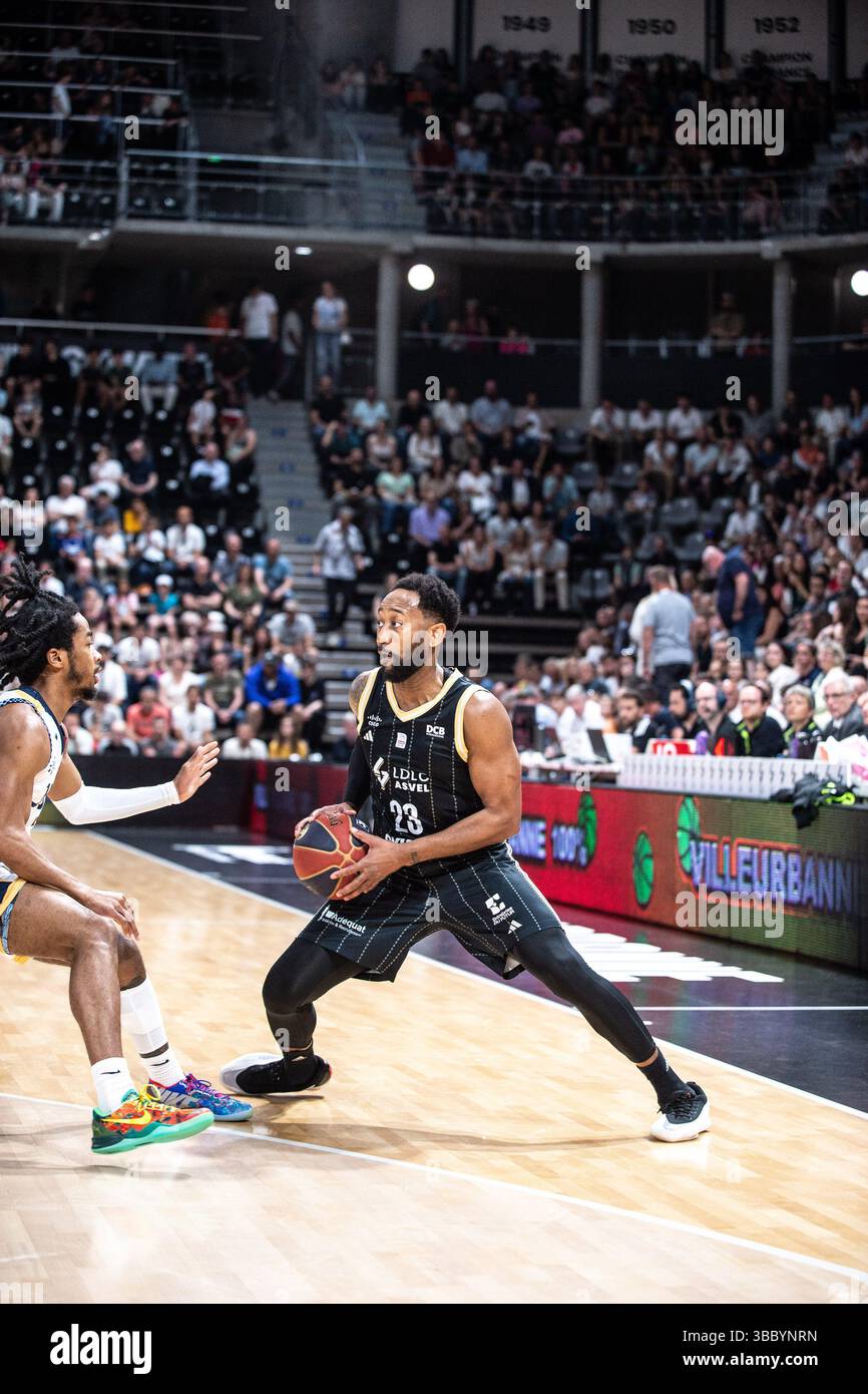 David Lighty from LDLC Asvel during the French championship, Betclic ...