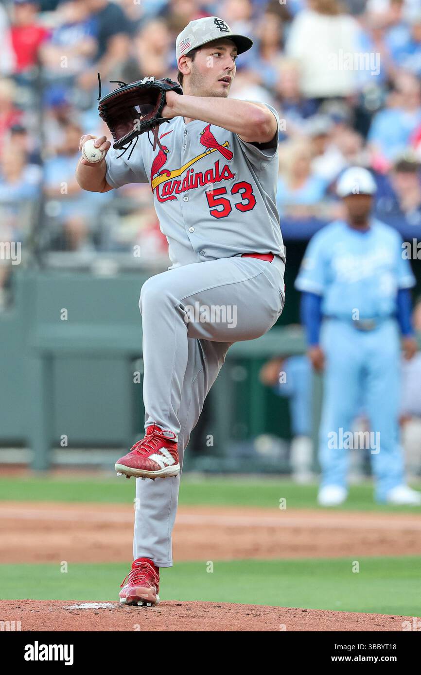May 16, 2025: St. Louis Cardinals starting pitcher Andre Pallante (53 ...