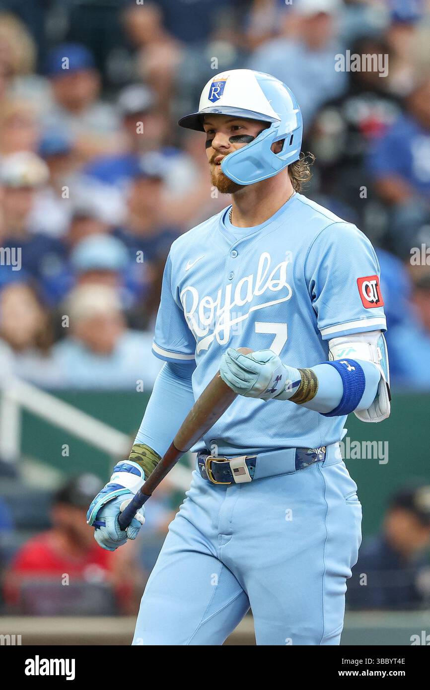 May 16, 2025: Kansas City Royals shortstop Bobby Witt Jr. (7) is seen ...