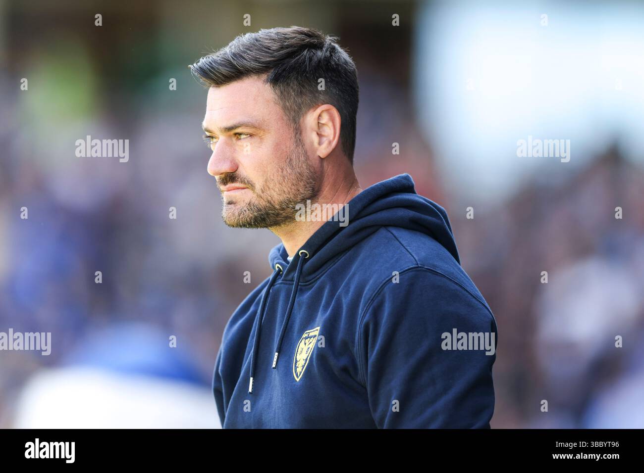 Johnnie Jackson Manager of AFC Wimbledon during the Sky Bet League 2 ...