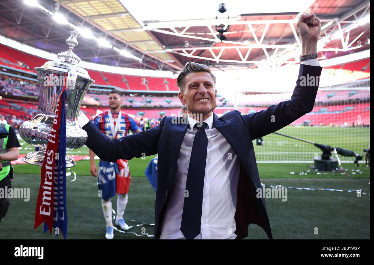 London, UK. 17th May, 2025. Steve Parish, Chairman of Crystal Place ...