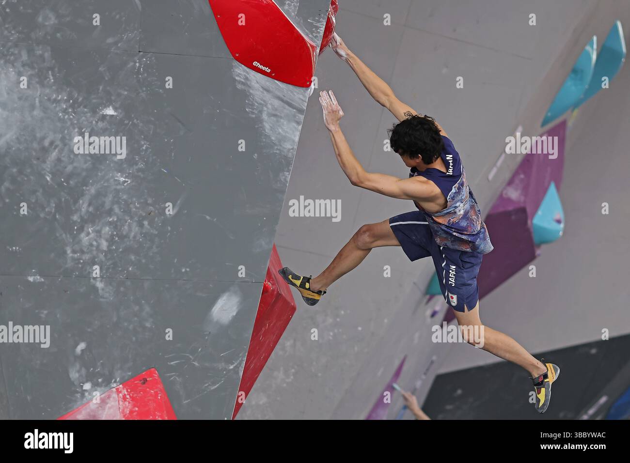 Curitiba, Brazil. 17th May, 2025. Meichi Narasaki from Japan competes ...