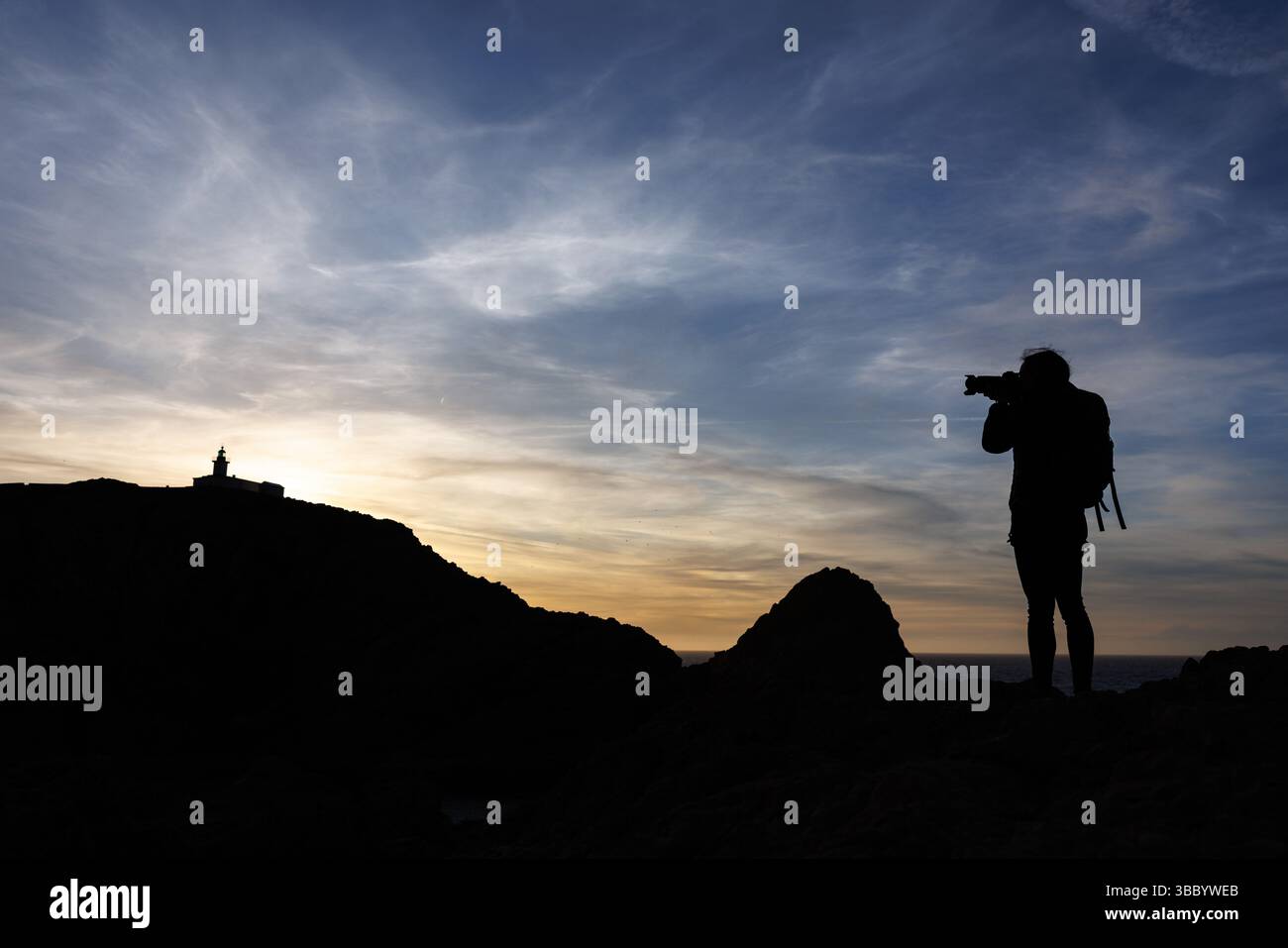 22 April 2025, France, L·ile-Rousse: View of L'Île-Rousse on the island ...