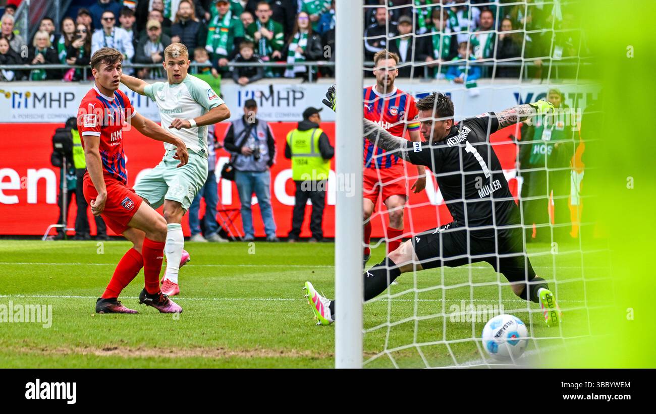 17.05.2025, Voith-Arena, Heidenheim, GER, 1. FBL, 1. FC Heidenheim 1846 ...