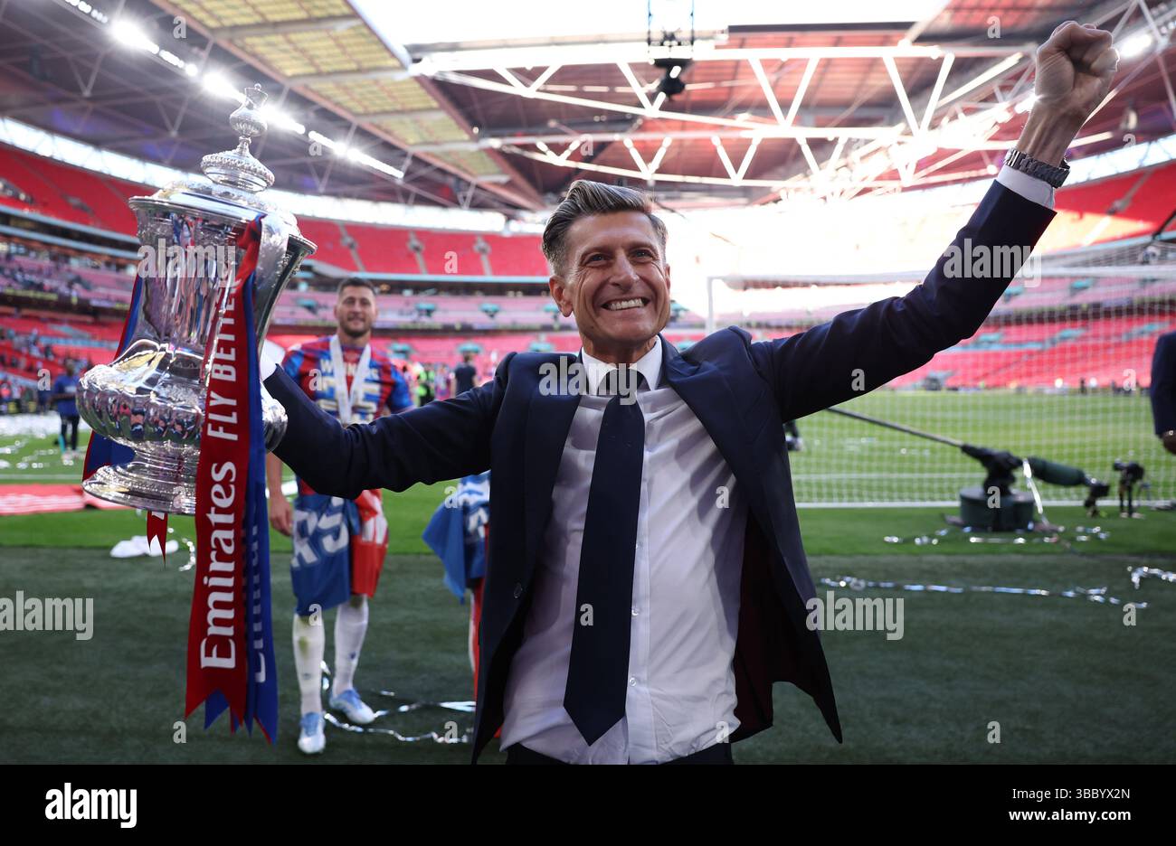 London, UK. 17th May, 2025. Steve Parish, Chairman of Crystal Place ...