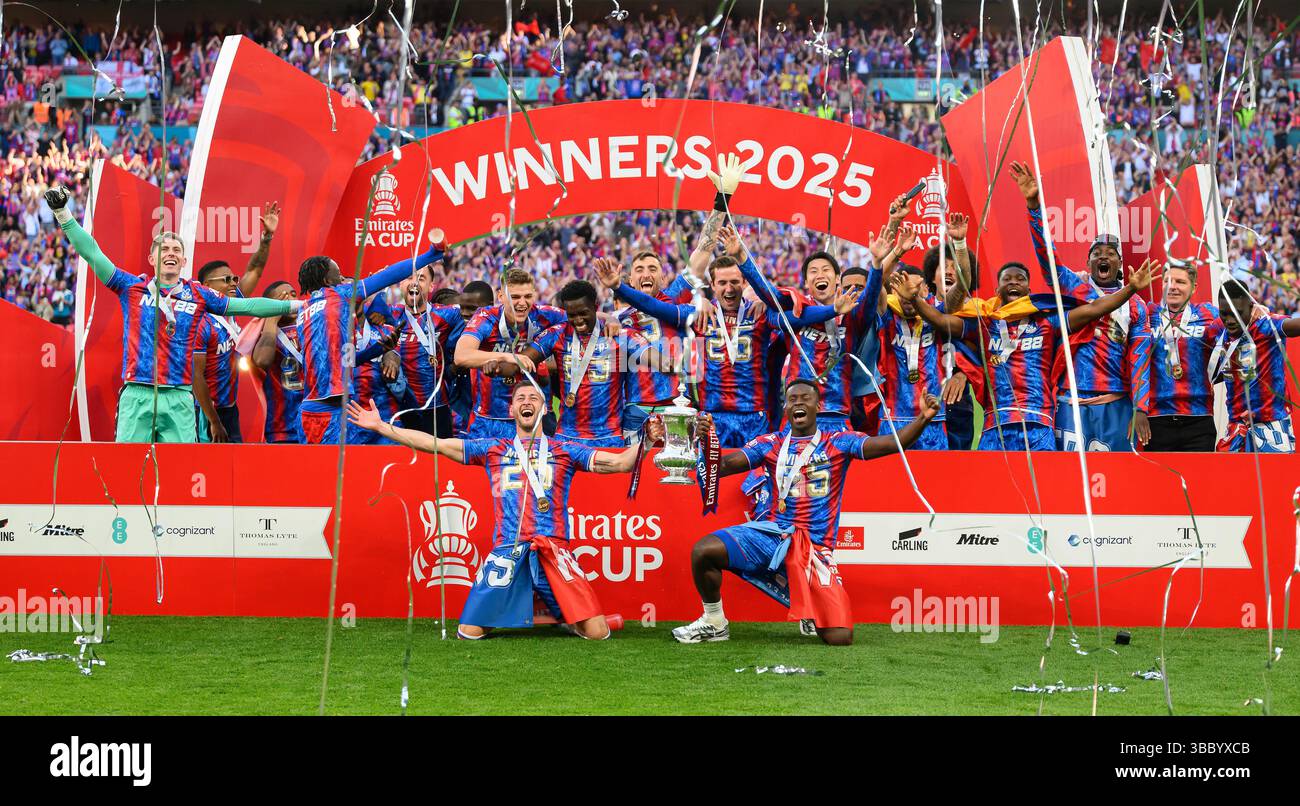 London, UK. 17th May, 2025. Crystal Palace v Manchester City - FA Cup ...