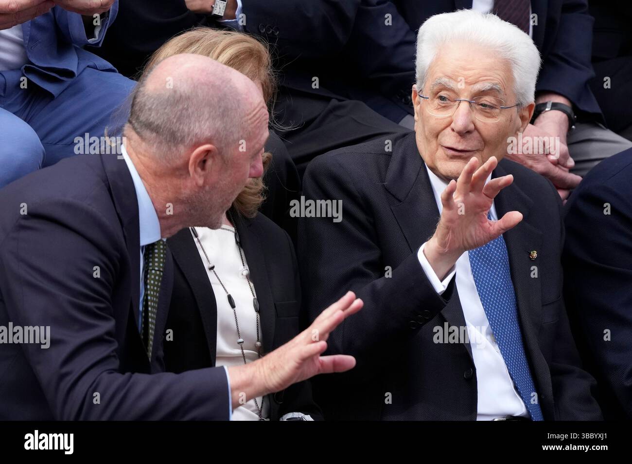 Rome, Italy. 17th May, 2025. The President of italian republic Sergio ...