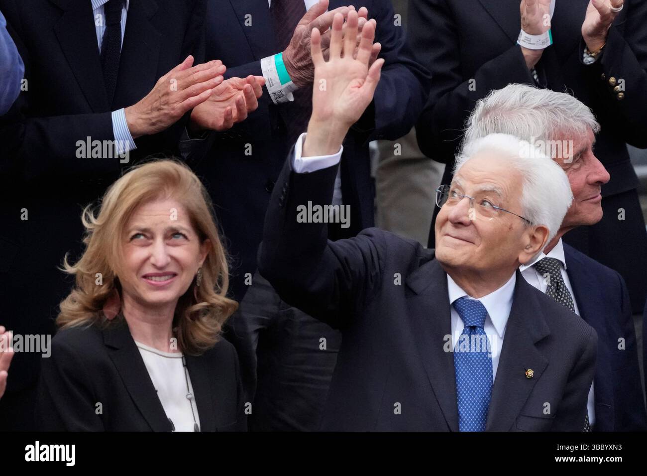 Rome, Italy. 17th May, 2025. The President of italian republic Sergio ...