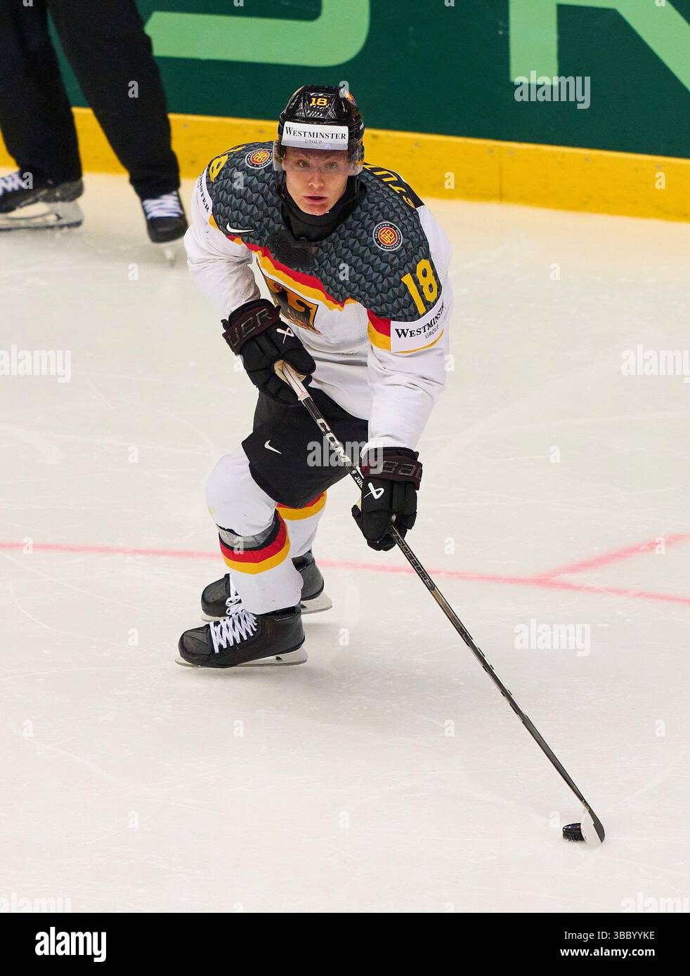 Herning, Denmark. 15th May, 2025. Tim Stuetzle #18 of Germany in the ...