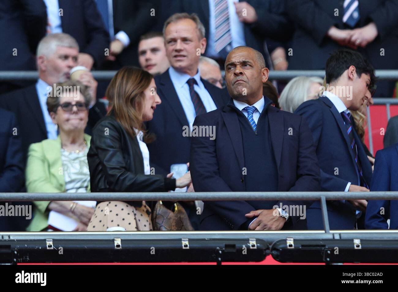 LONDON, UK - 17th May 2025: Crystal Palace director Mark Bright looks ...
