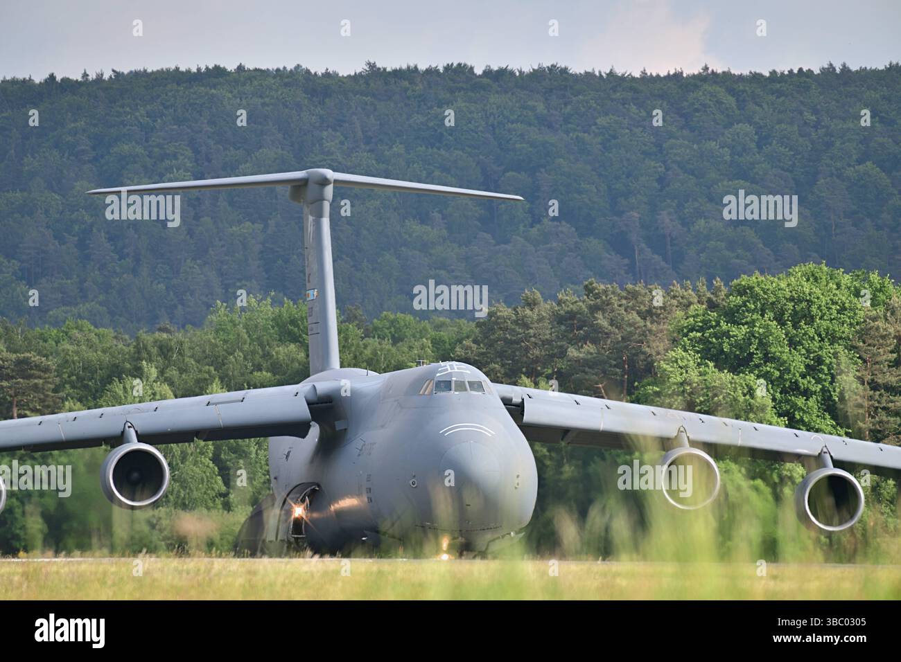 17.5.2025 US Air Force Lockheed C5 Galaxy der US Amerikanischen ...