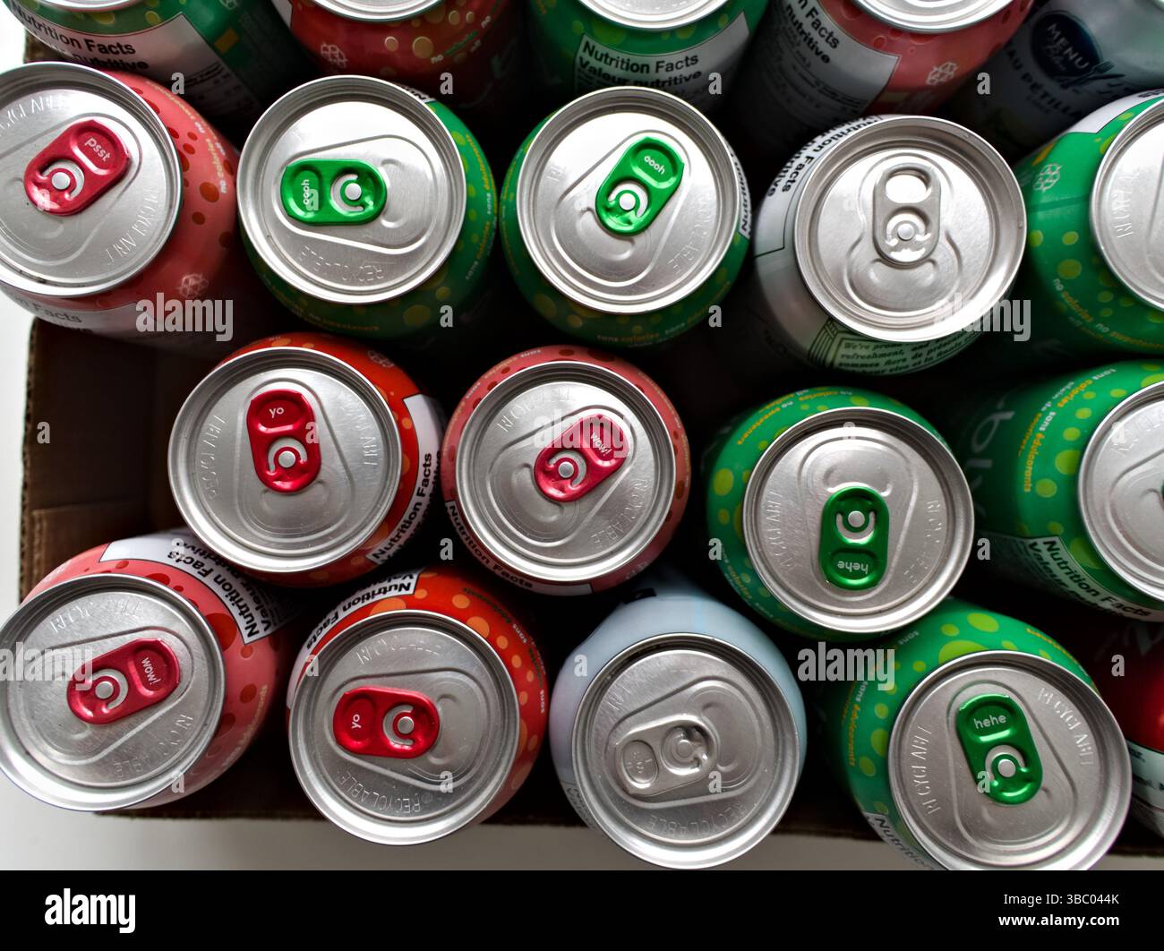 Box soda cans variety hi-res stock photography and images - Alamy