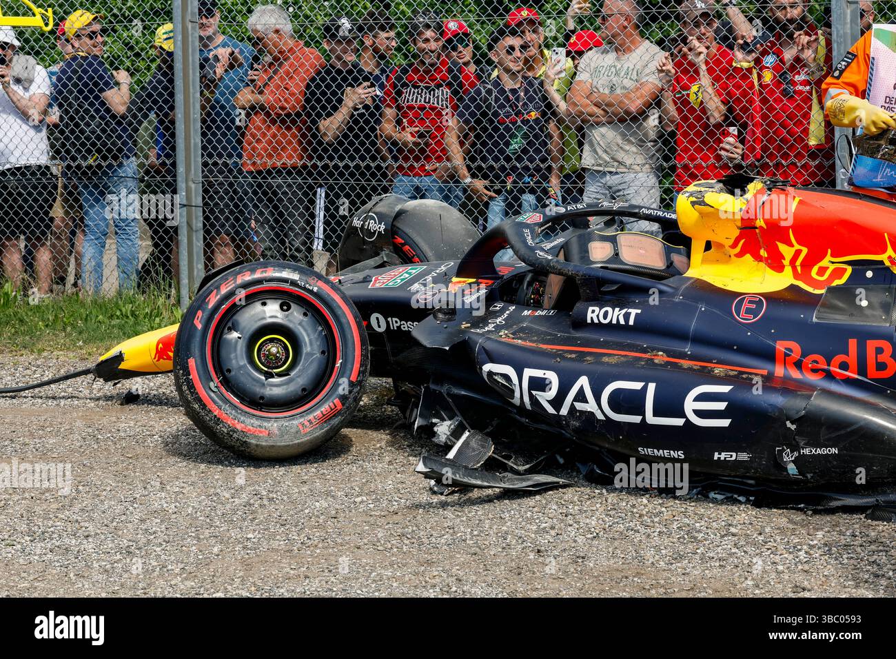 Imola, Italy. 17th May, 2025. Car of #22 Yuki Tsunoda (JPN, Oracle Red ...