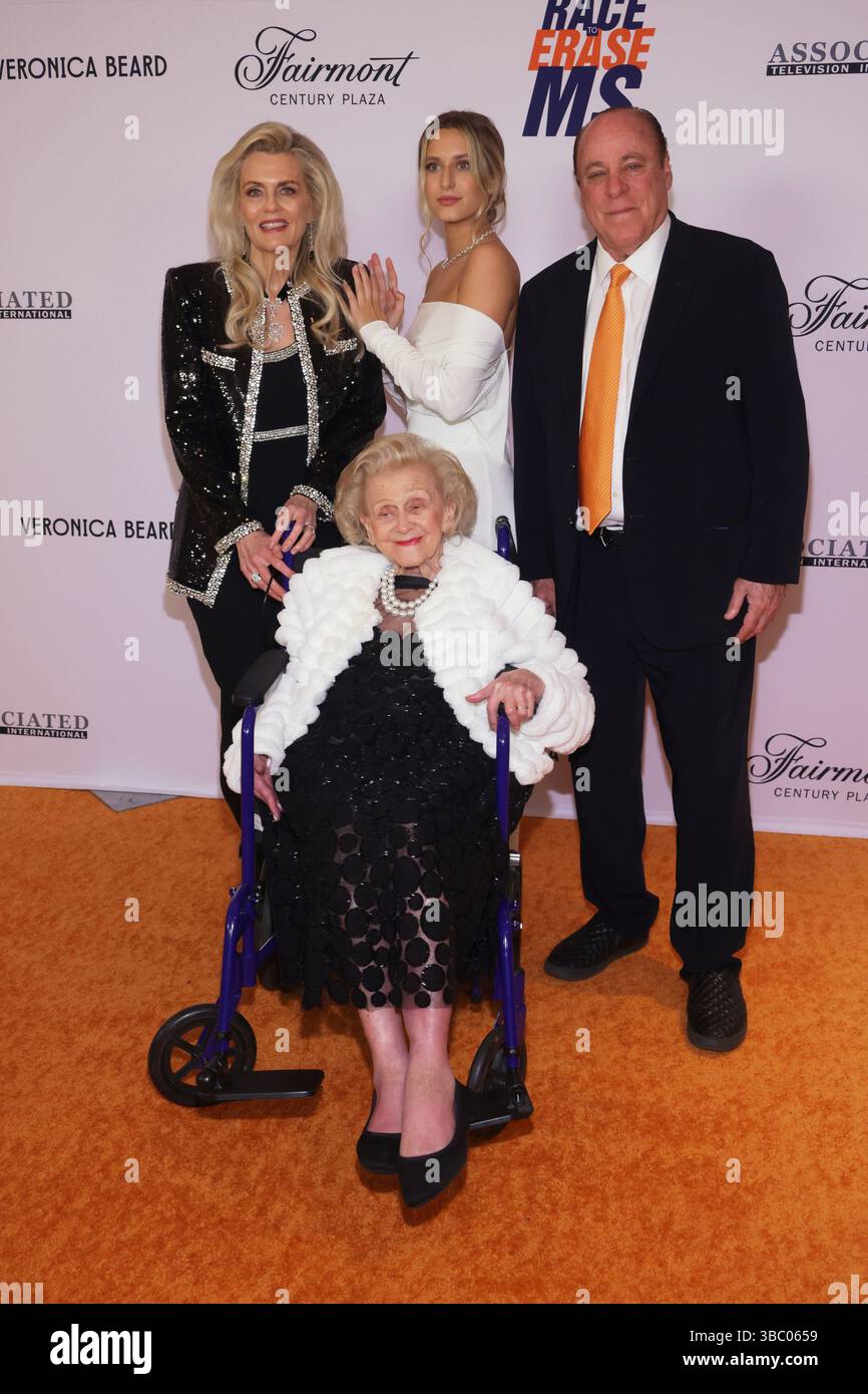 Nancy Davis, Isabella Rickel, Ken Rickel, and Barbara Davis attends the ...