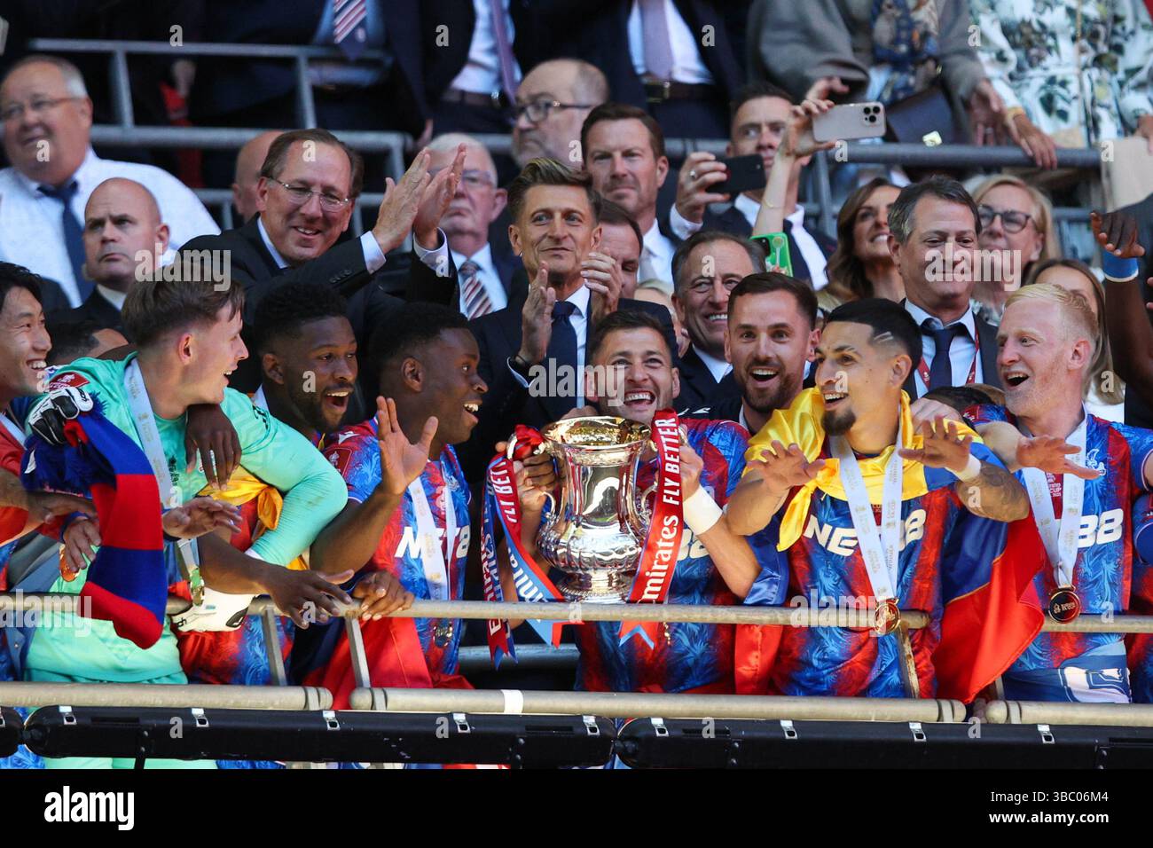LONDON, UK - 17th May 2025: Crystal Palace co-owners John Textor and ...