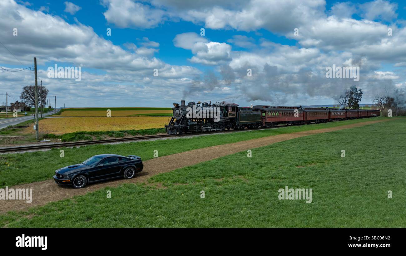 Classic steam train moves hi-res stock photography and images - Alamy