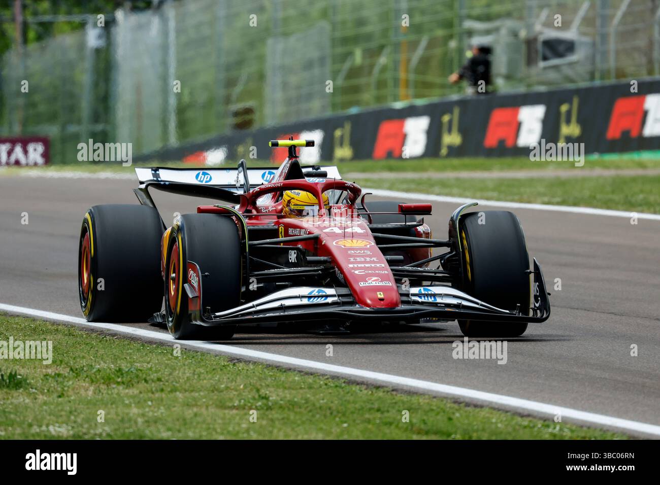 Imola, Italy. 17th May, 2025. #44 Lewis Hamilton (GBR, Scuderia Ferrari ...