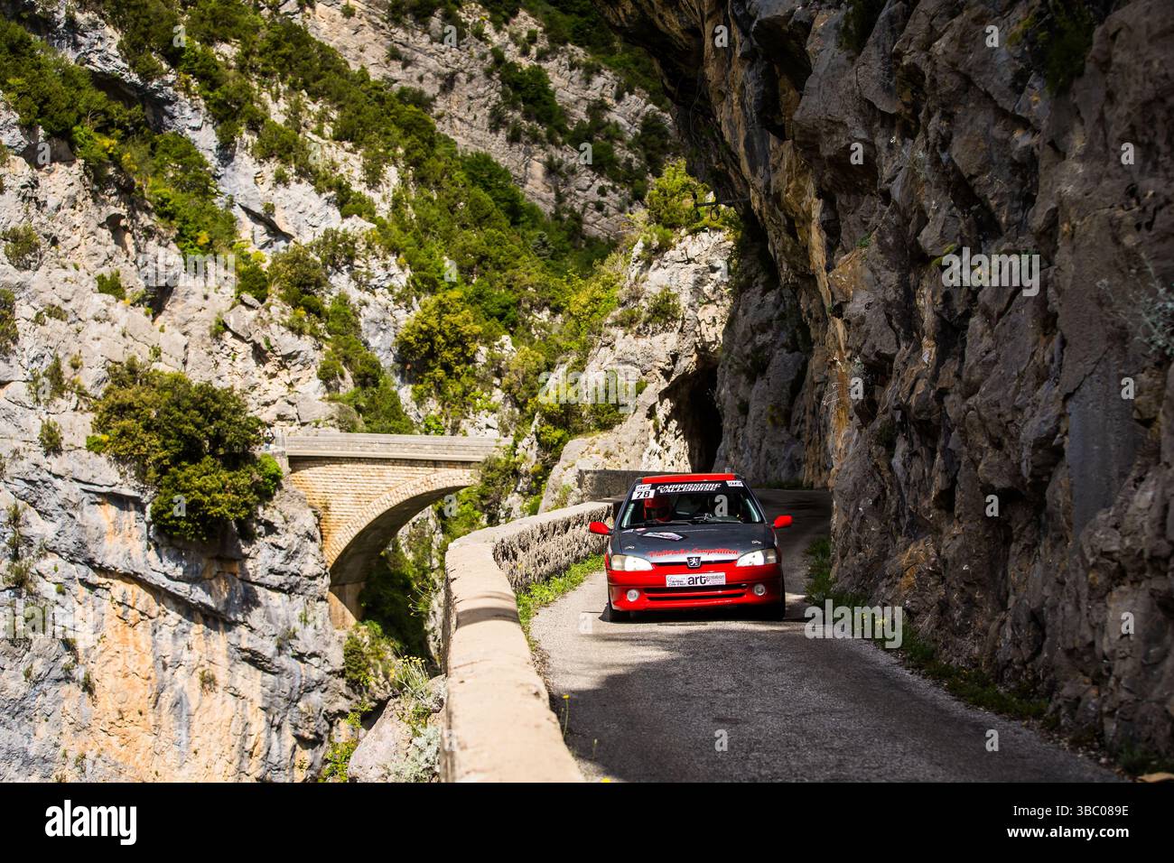 78 SCHAUB Eric, MATHIEU Quentin, Peugeot 106 S16, action during the ...
