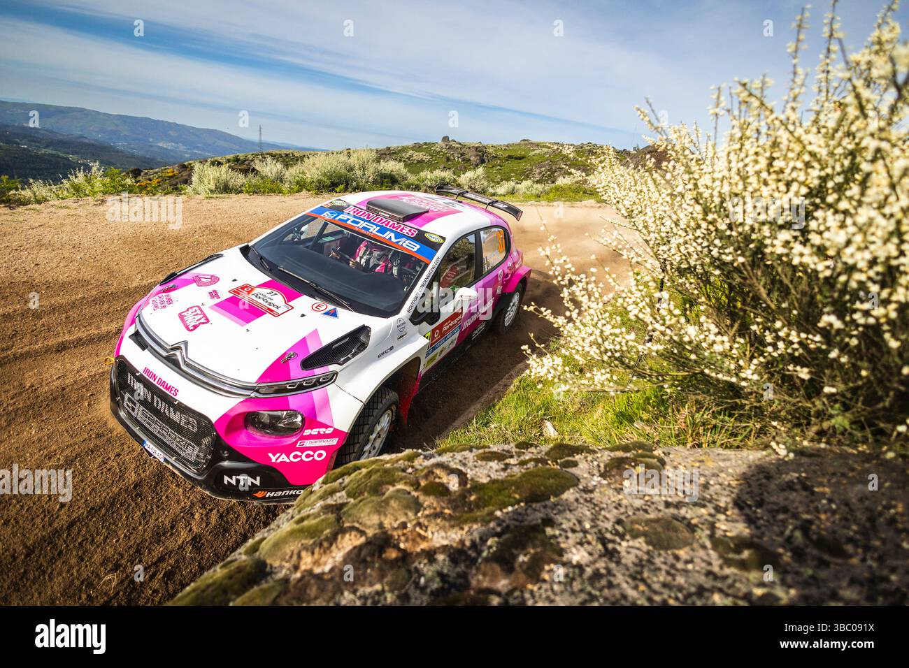 37 Sarah RUMEAU, Julie AMBLARD, Citroen C3 Rally2, action during the ...