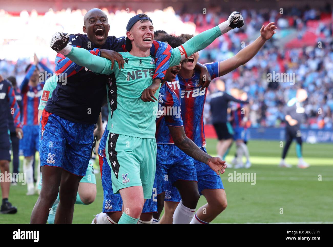 London, UK. 17th May, 2025. Jean-Philippe Mateta of Crystal Palace and ...