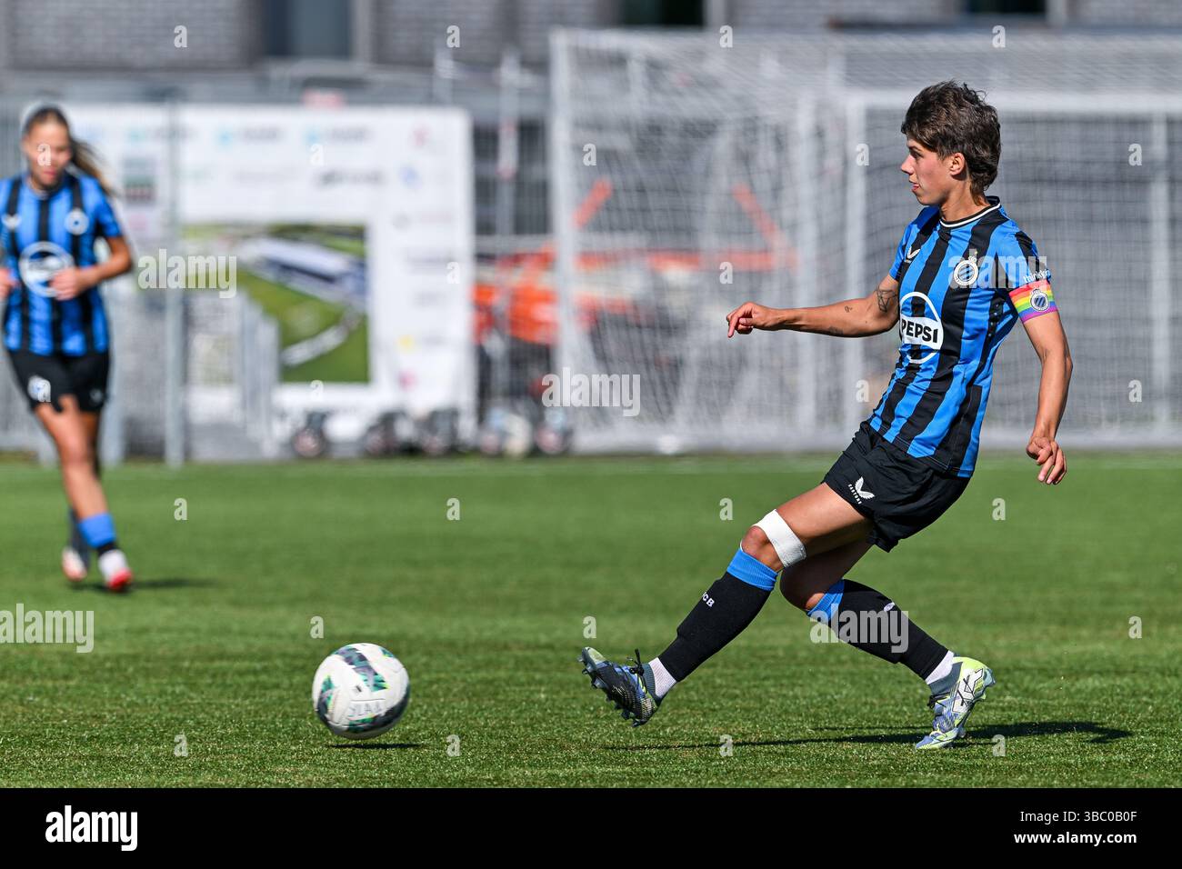 Aalter, Belgium. 17th May, 2025. Isabelle Iliano (18) of Club YLA pictured during a female ...
