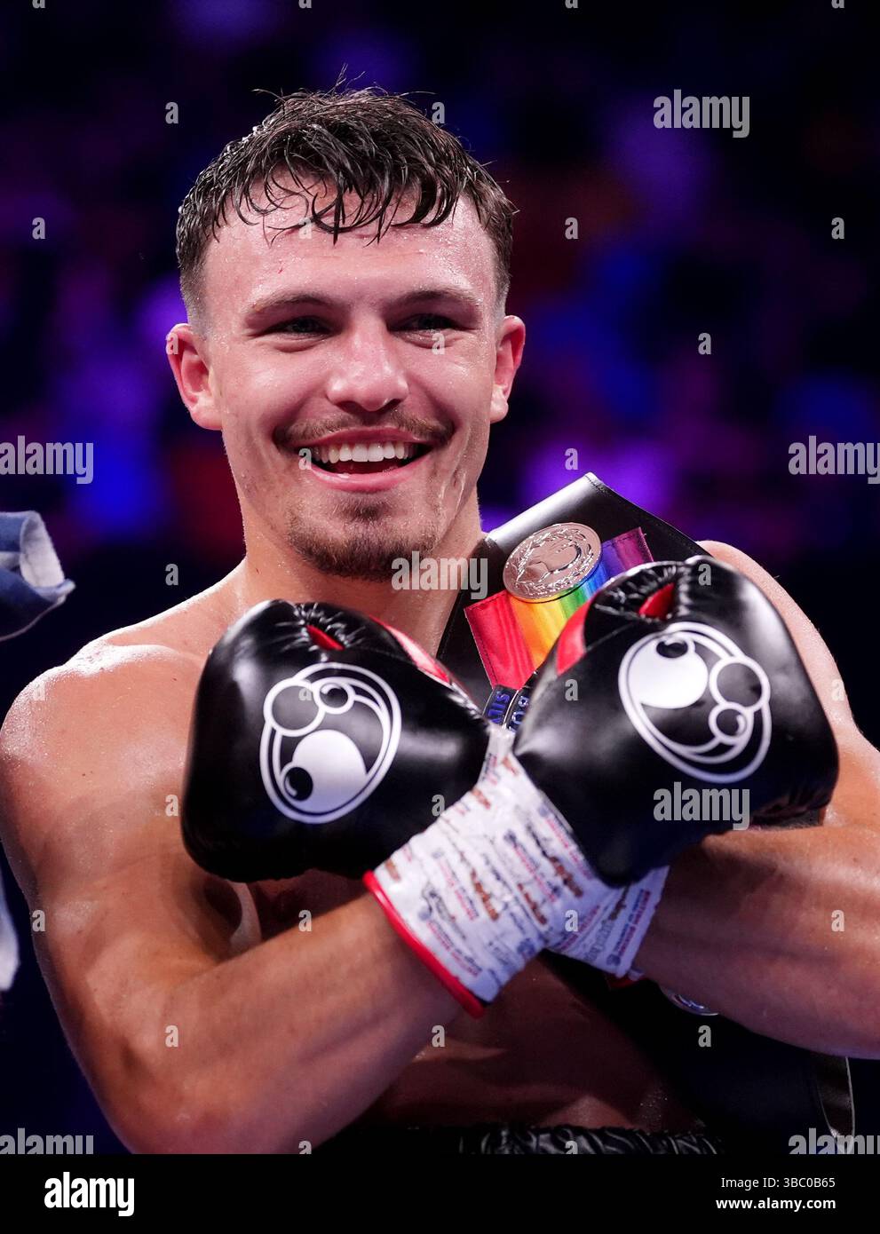 George Liddard after beating Aaron Sutton in their Middleweight bout at ...