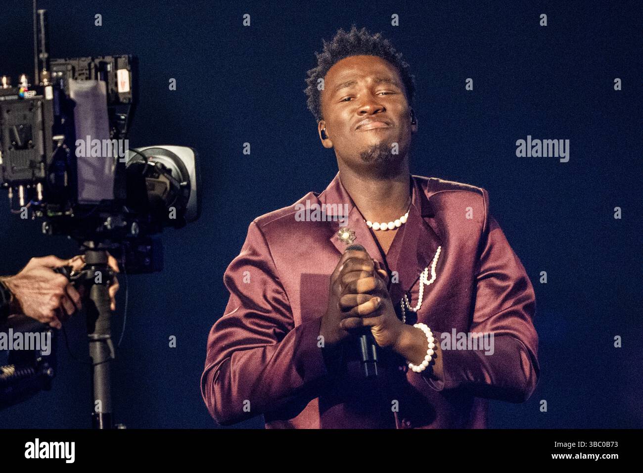 Basel, Switzerland. 17th May 2025. BASEL - Claude is performing in the ...