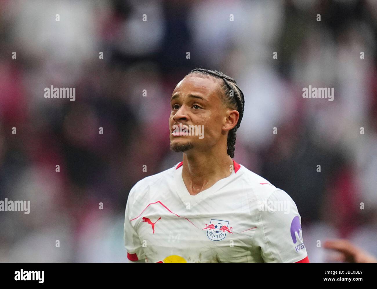 May 17 2025: Xavi Simons of RB Leipzig looks on during a 1. Bundesliga ...