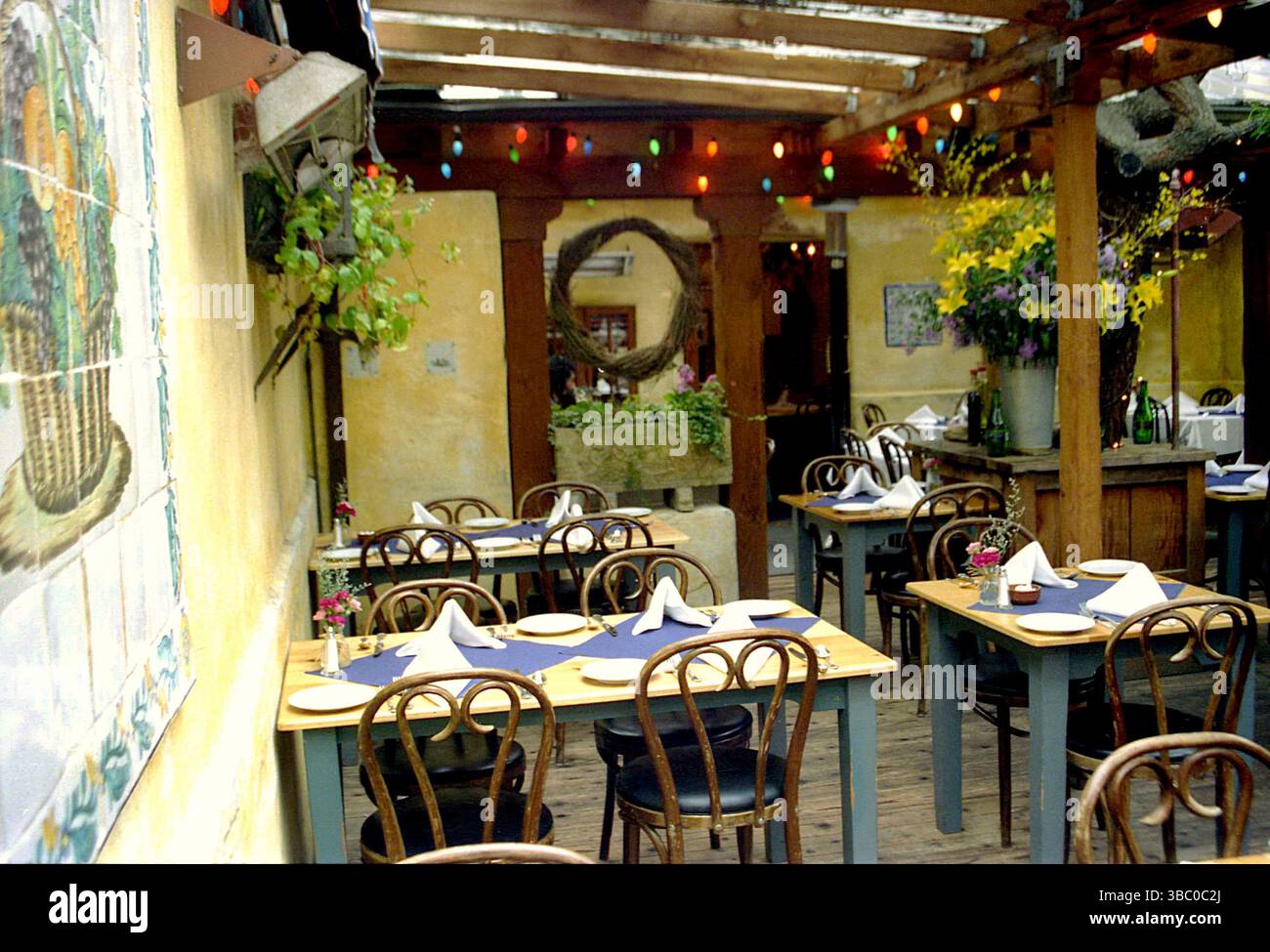 Restaurant in California, USA, approx. 1992 Stock Photo - Alamy