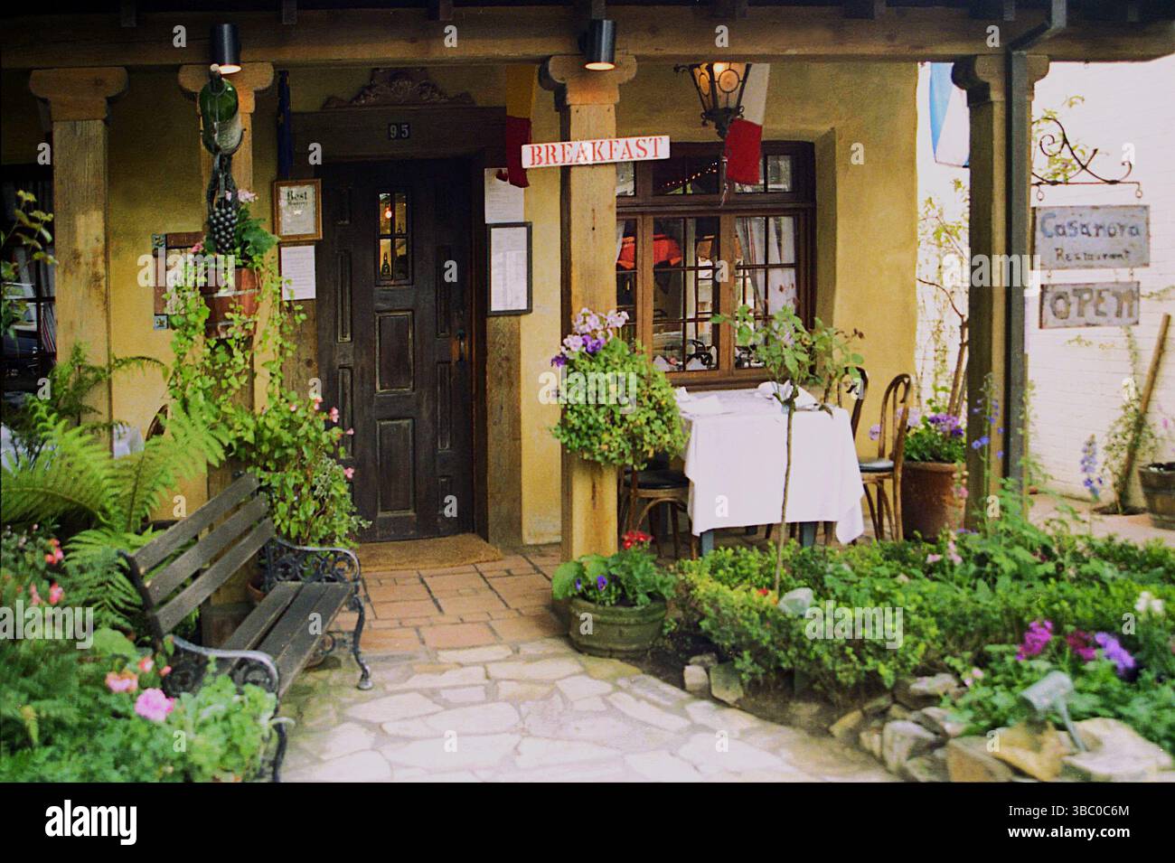The Casanova restaurant in Carmel-By-The-Sea, CA, USA, approx. 1992 ...
