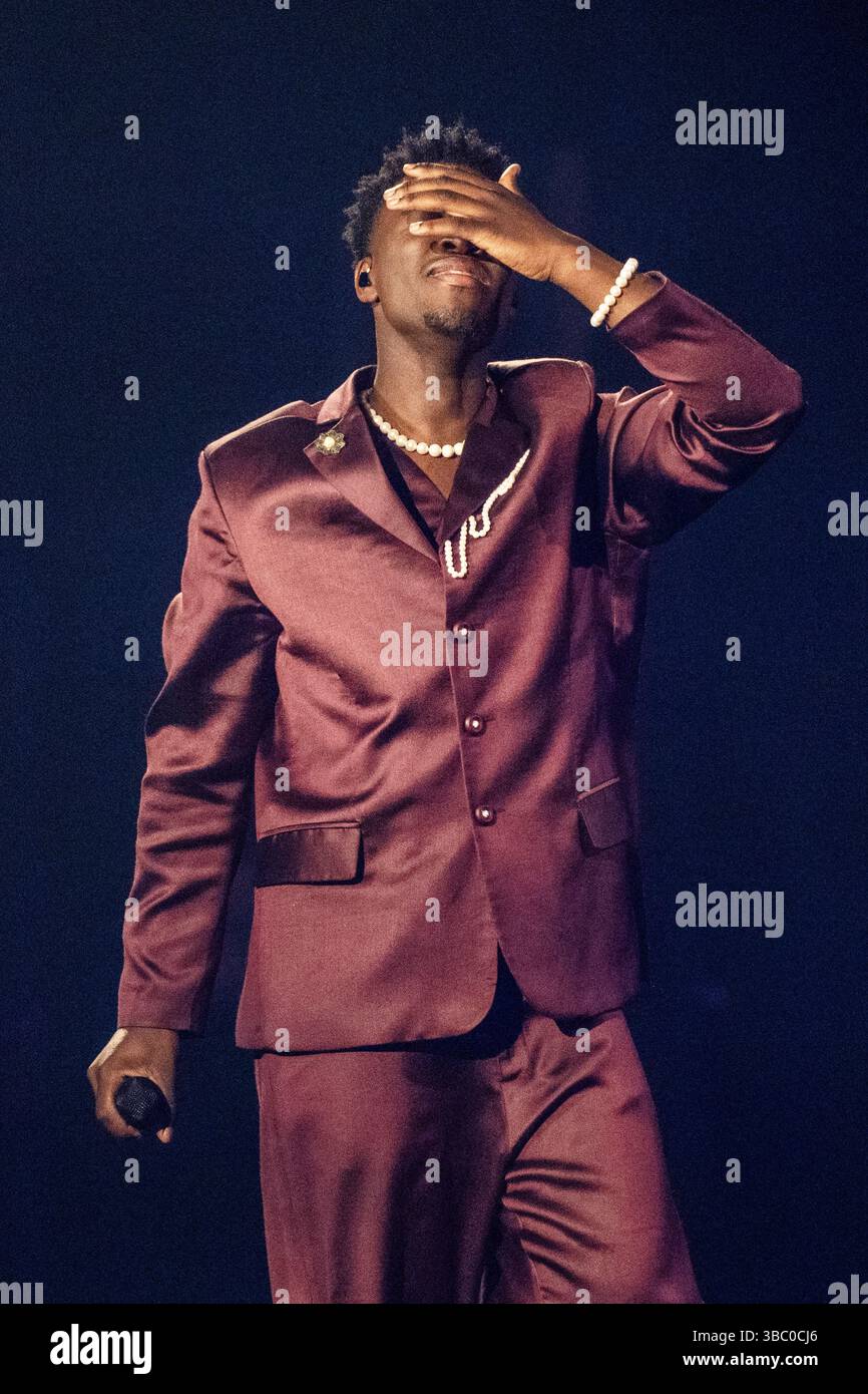 Basel, Switzerland. 17th May 2025. BASEL - Claude is performing in the ...