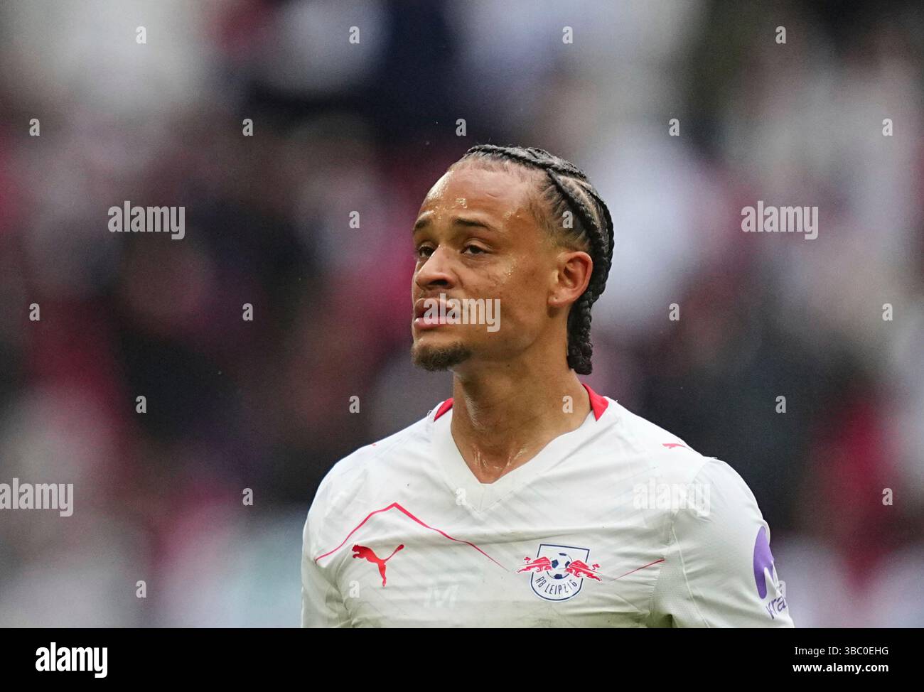 May 17 2025: Xavi Simons of RB Leipzig looks on during a 1. Bundesliga ...