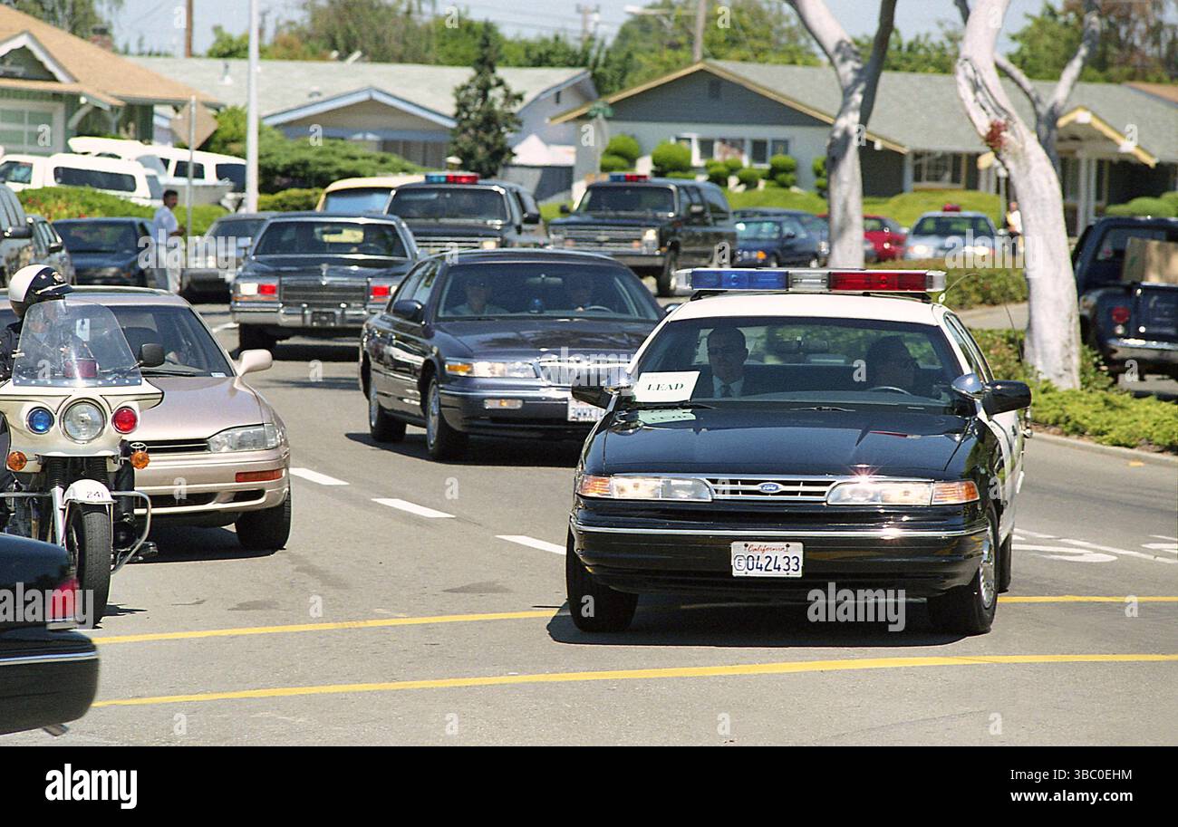 Convoy of police cars hi-res stock photography and images - Alamy