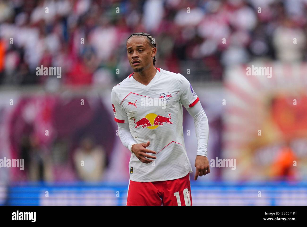 May 17 2025: Xavi Simons of RB Leipzig looks on during a 1. Bundesliga ...