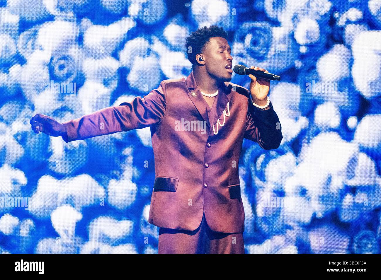 Basel, Switzerland. 17th May 2025. BASEL - Claude is performing in the ...