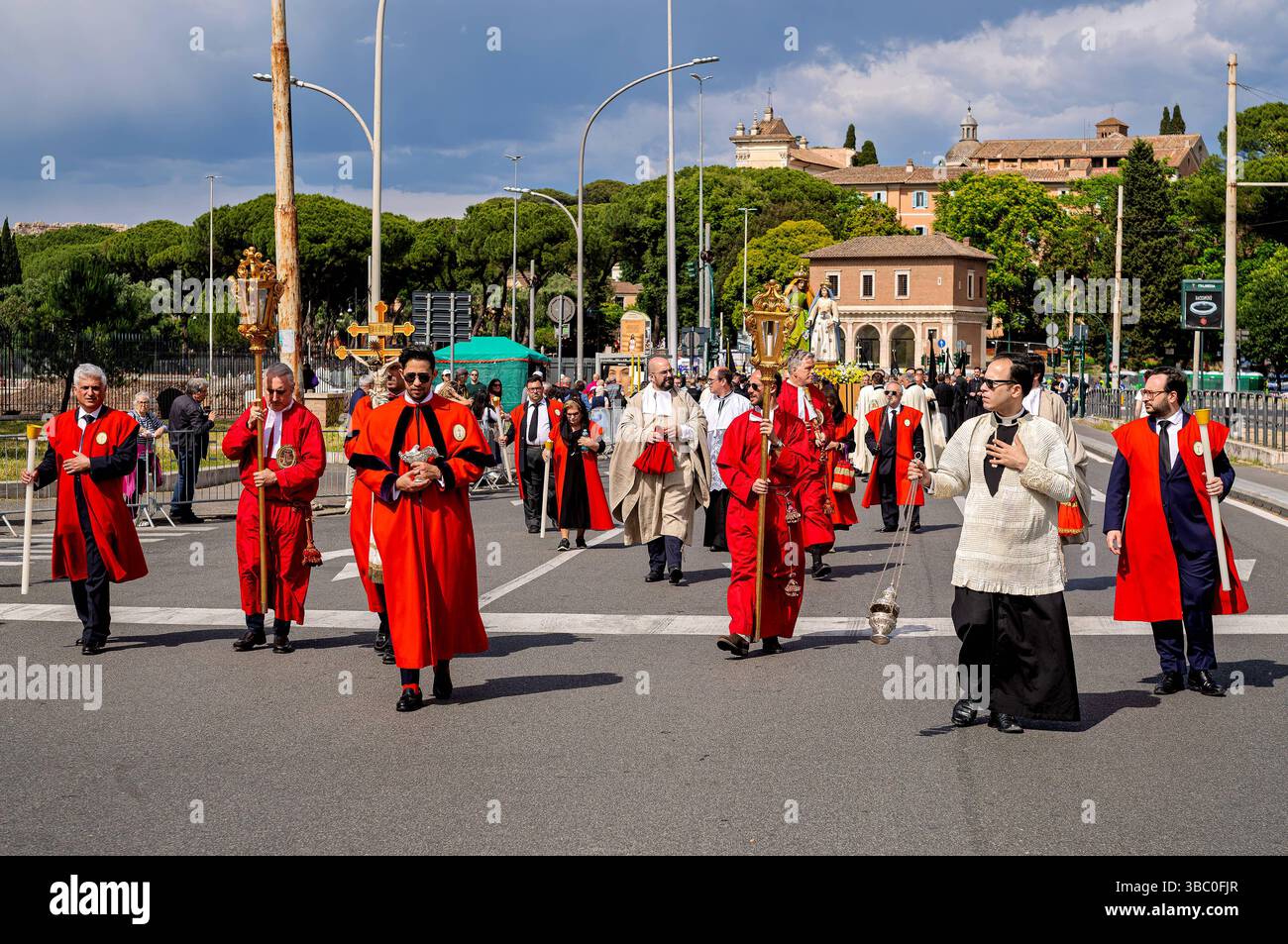 The Jubilee of the Brotherhoods in Rome ROME, ITALY - MAY 17 ...