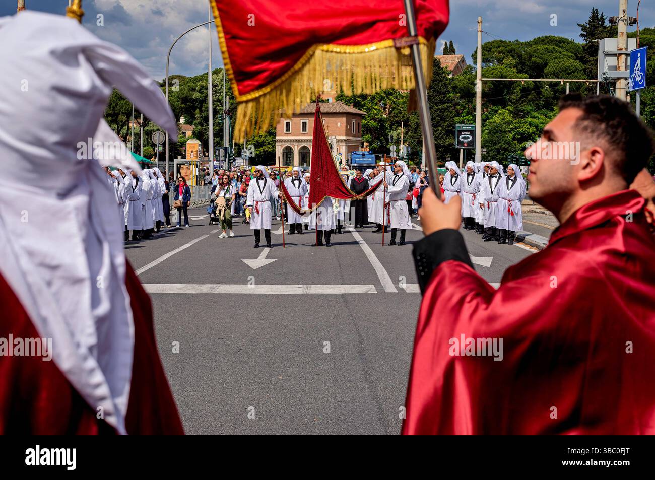 The Jubilee of the Brotherhoods in Rome ROME, ITALY - MAY 17 ...
