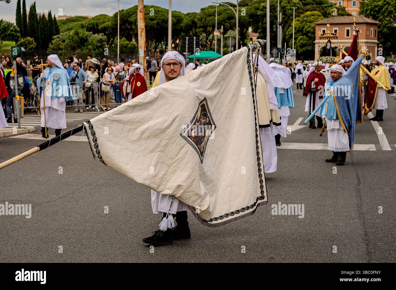 The Jubilee of the Brotherhoods in Rome ROME, ITALY - MAY 17 ...