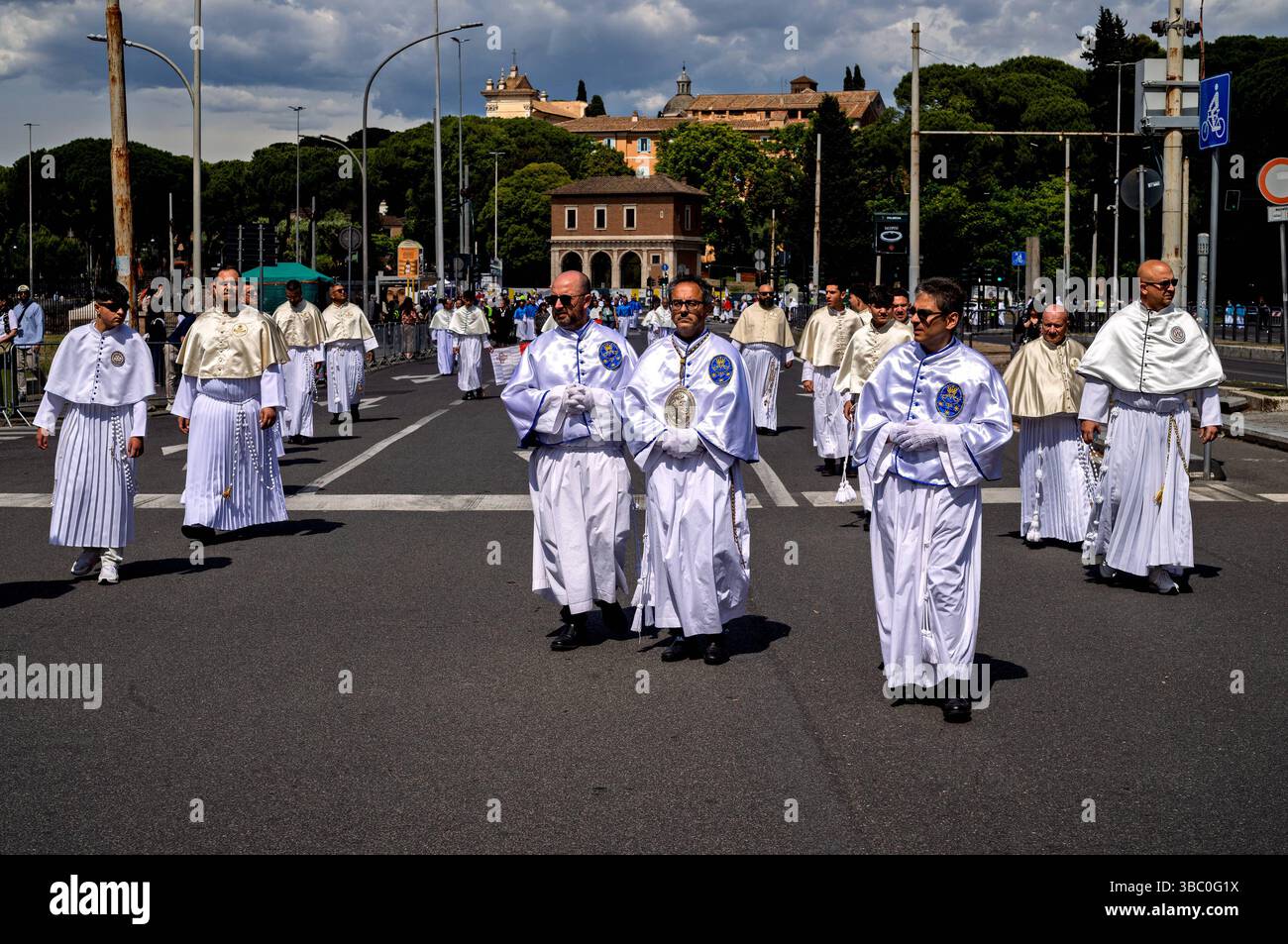 The Jubilee of the Brotherhoods in Rome ROME, ITALY - MAY 17 ...