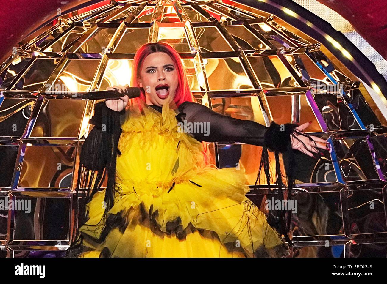 Miriana Conte from Malta performs the song "SERVING" during the Grand ...