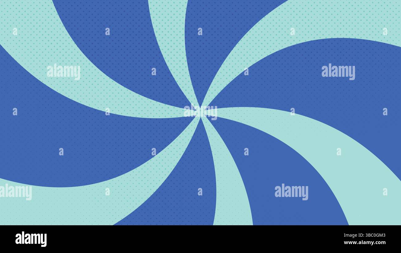 Blue and Aqua Spiral Comic Design Background Stock Vector Image & Art ...