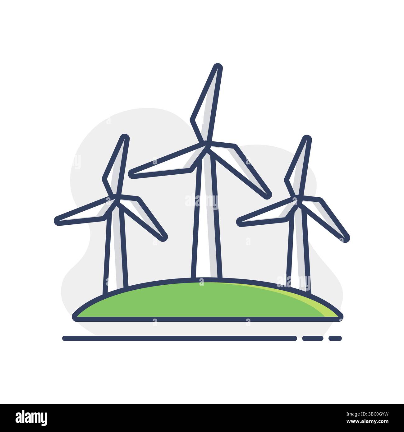 Windmill isolated icon. Agriculture sign. Graph symbol for your web ...