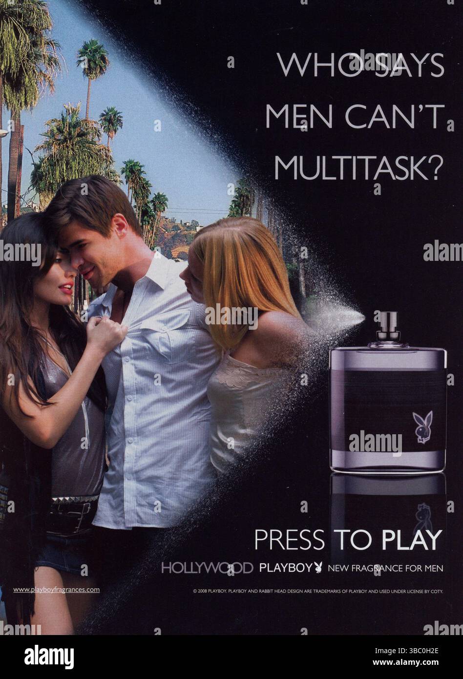 Vintage "Playboy" magazine December 2008 issue advert, USA Stock Photo ...