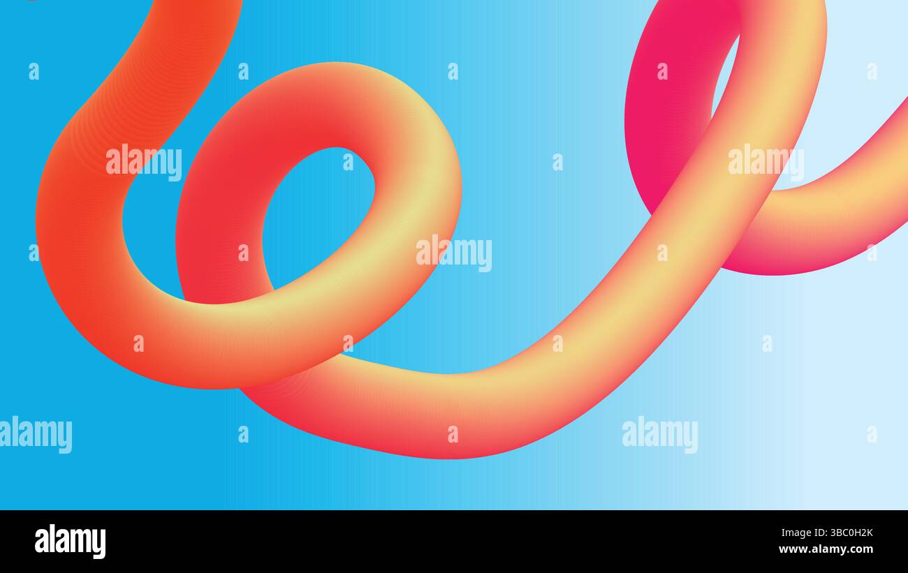 Blue glowing light in shape Stock Vector Images - Alamy